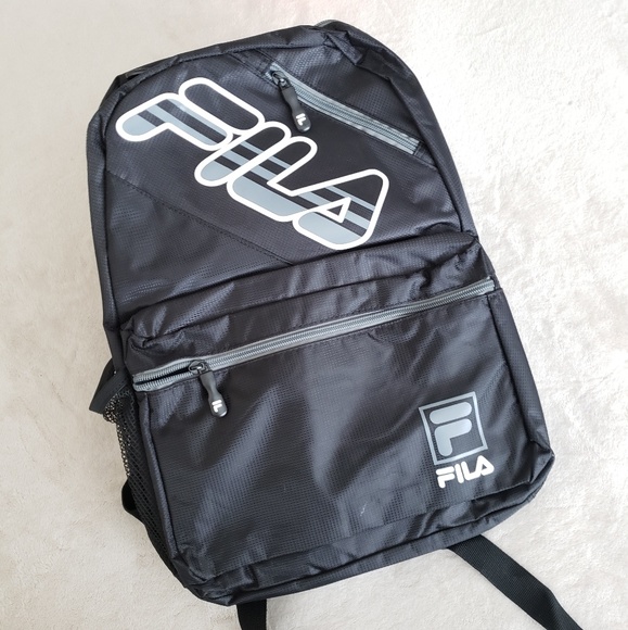 Fila | Bags | Mini Logo Black Fila Backpack | Poshmark